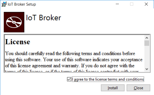 Install IoT Broker