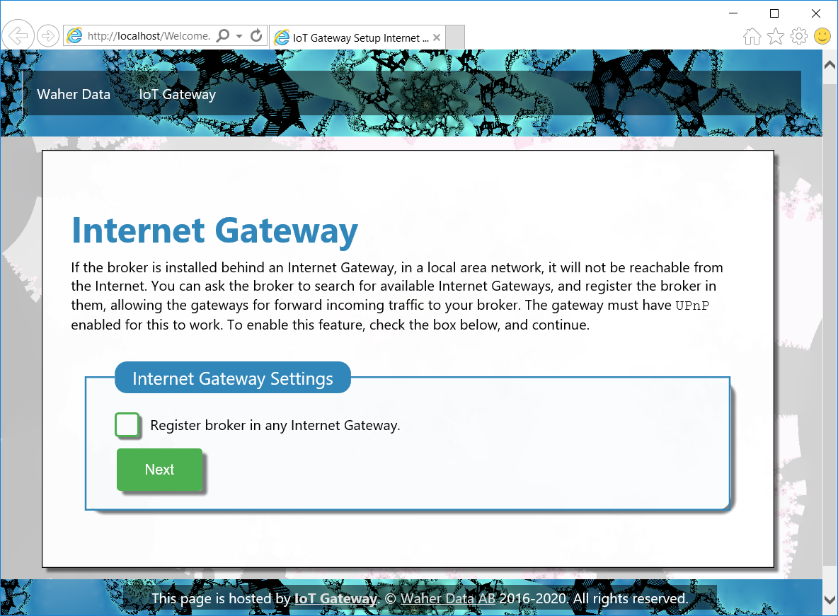 Install IoT Broker